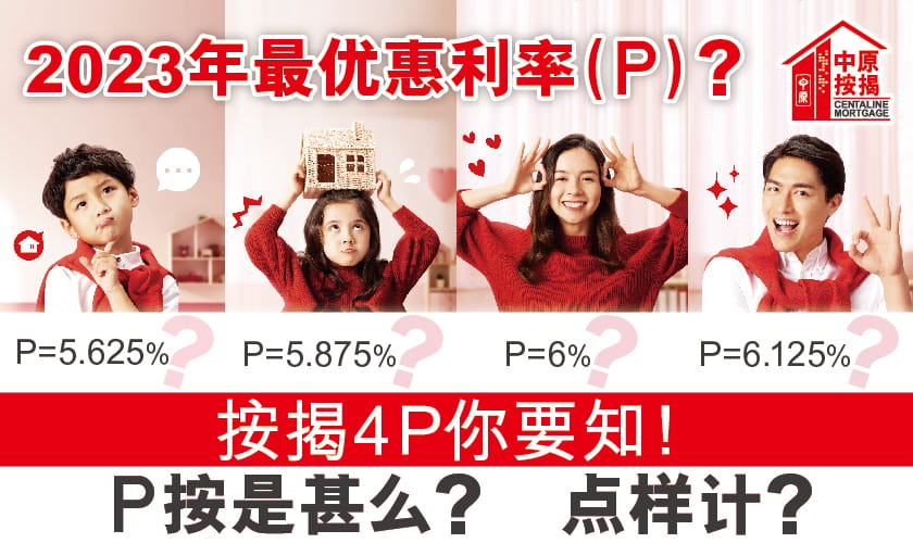【2023年最优惠利率】P按是什么？点样计？按揭4 P你要知！
